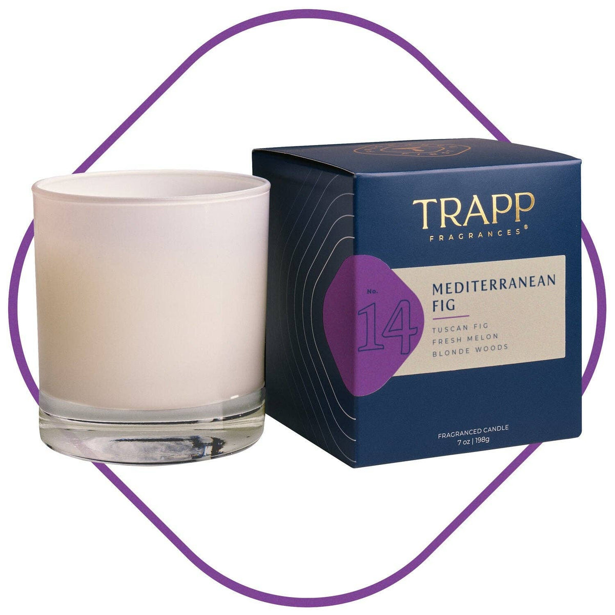 Trapp Fragrances - No. 14 Mediterranean Fig 7 oz. Candle in Signature ...
