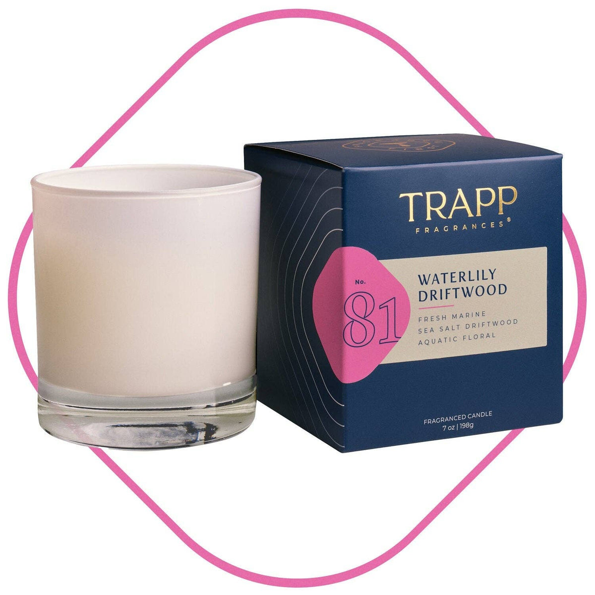 Trapp Fragrances - No. 81 Waterlily Driftwood 7 oz. Candle in Signatur ...