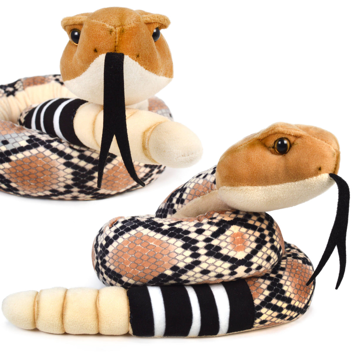 VIAHART Toy Co. - Rambo The Rattlesnake | 4.5 Foot Long Stuffed Animal ...