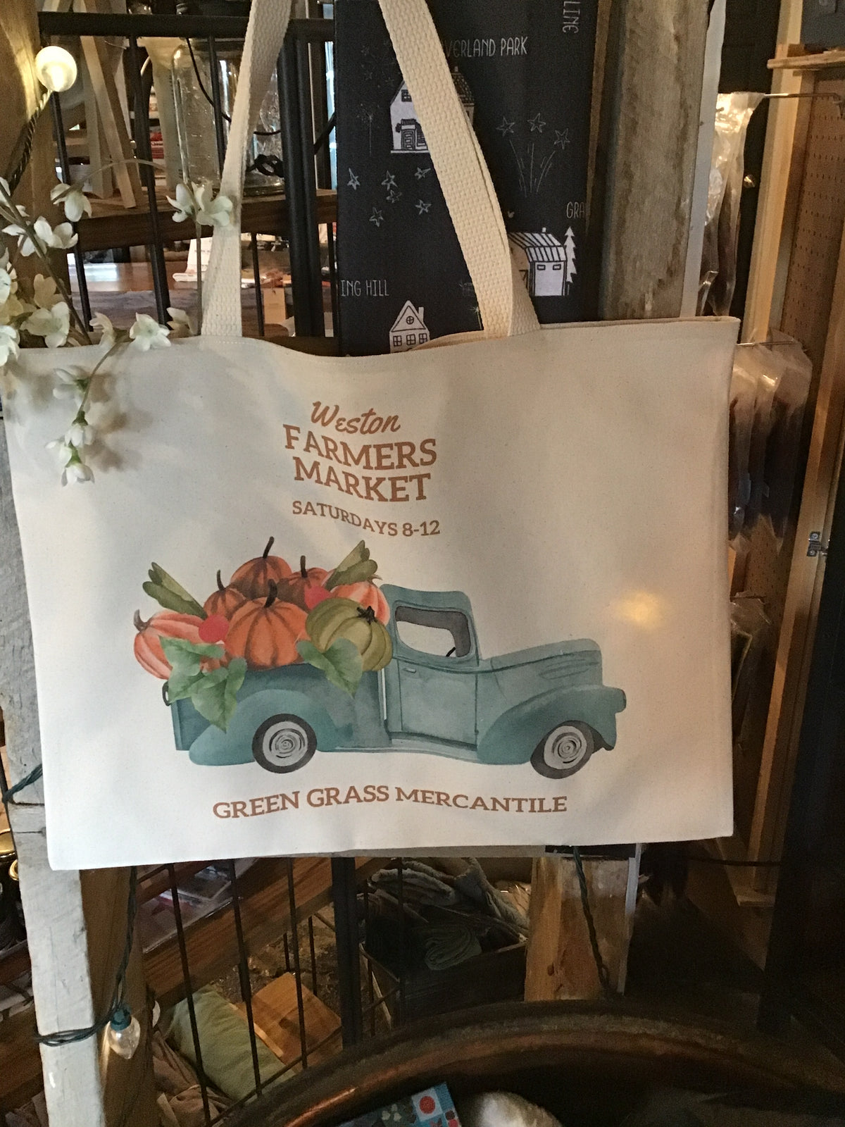 Sandlot “Farmers Market” Tote — Green Grass Mercantile