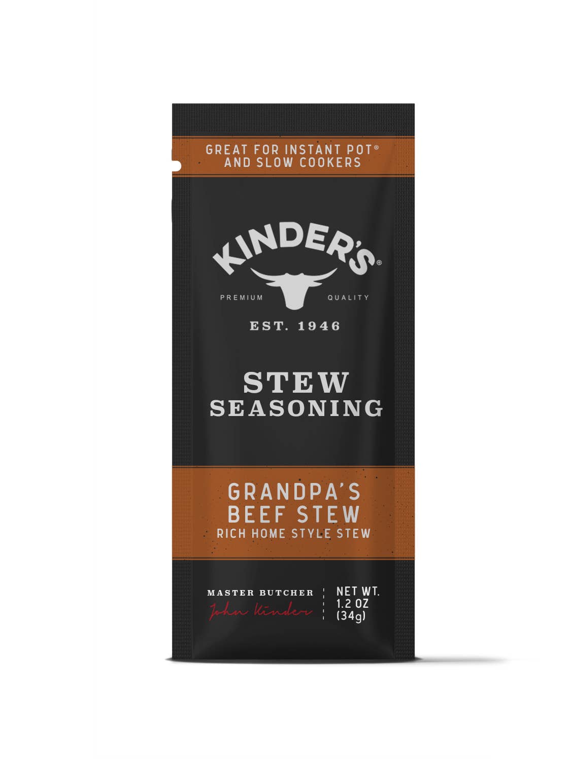 Kinder's Sauces & Seasonings - Grandpa's Beef Stew — Green Grass Mercantile